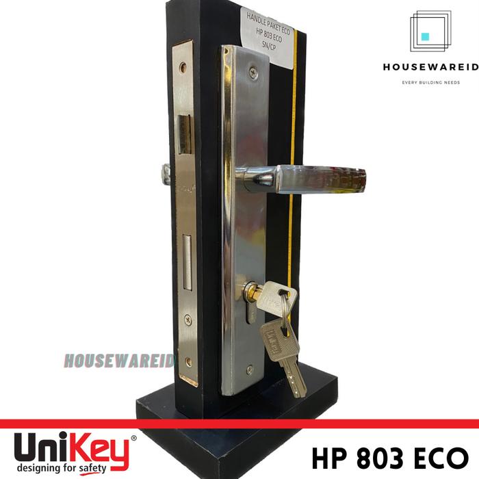 Jual Paket Handle Pintu set Unikey HP 803 ECO Original, gagang handel ...