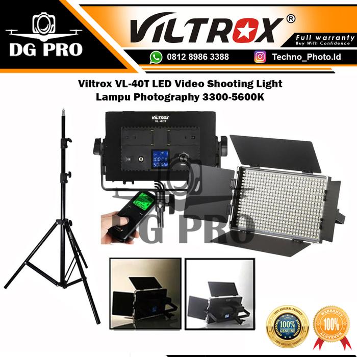 Jual Viltrox VL-40T LED Video Light 40W Bi-Color 3300-5600K Lampu Studio - PAKET A - Jakarta ...