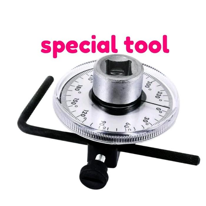 Jual Special Tool angle torque wrench kunci momen derajat 1/2" - Kab ...