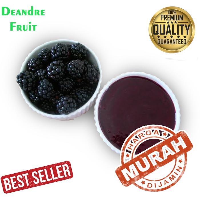 Jual GROSIR MURAH 500gr Sari Murni Blackberry Puree Buah Mulberry ...