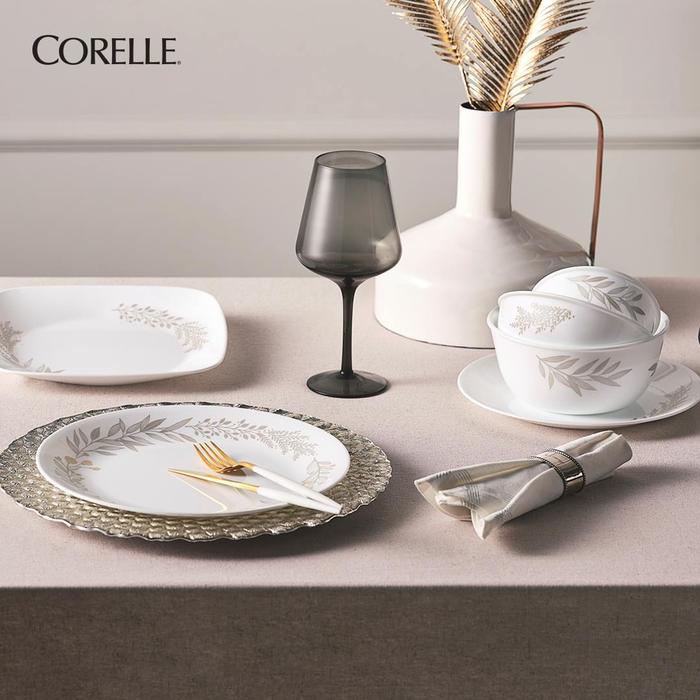 Jual Corelle Silver Crown Dinner Set / Set Piring Makan Di Seller Shin ...
