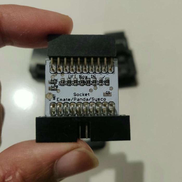 Jual Adapter Socket BGA emmc dari UFI Box ke Emate Panda with resistor ...