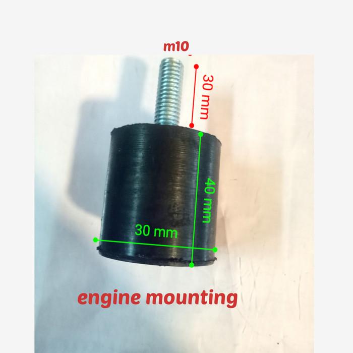 Jual 3x4 rubber engine monting m8 karet peredam getaran mesin Ac dan ...
