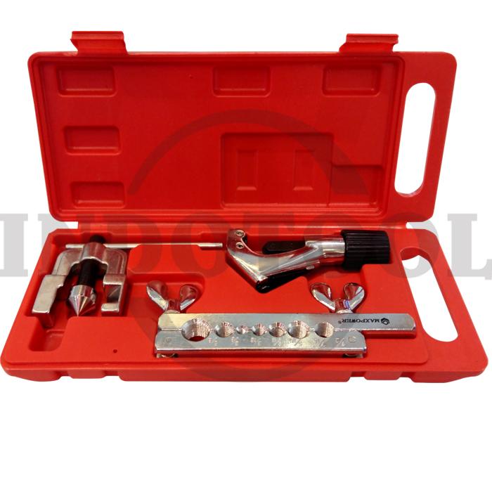 Jual FLARING TOOL / ALAT PEMEKAR PIPA & TUBE CUTTER KIT GS-827 MAXPOWER ...