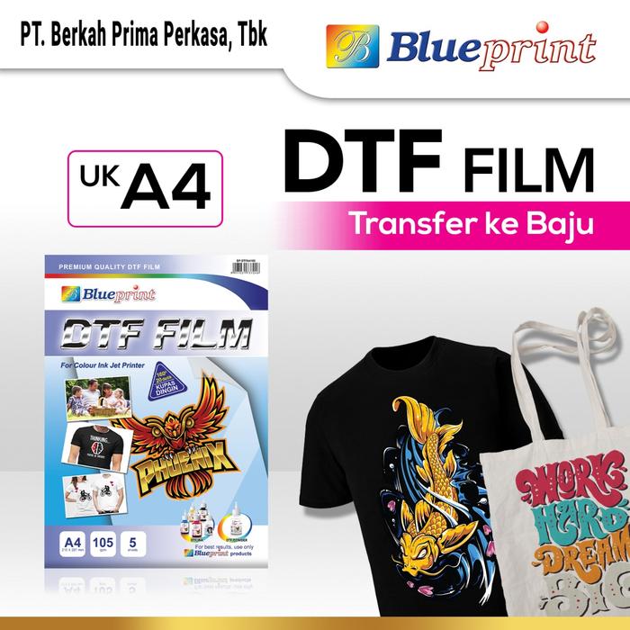 Promo Kertas Transfer Film DTF BLUEPRINT , Digital Transfer Film - A4 - Jakarta Utara ...