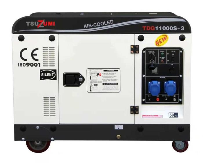 Jual Genset silent 10 kva 3 phase diesel tsuzumi TDG11000S-3 - Jakarta Barat - Pelangi teknik ...