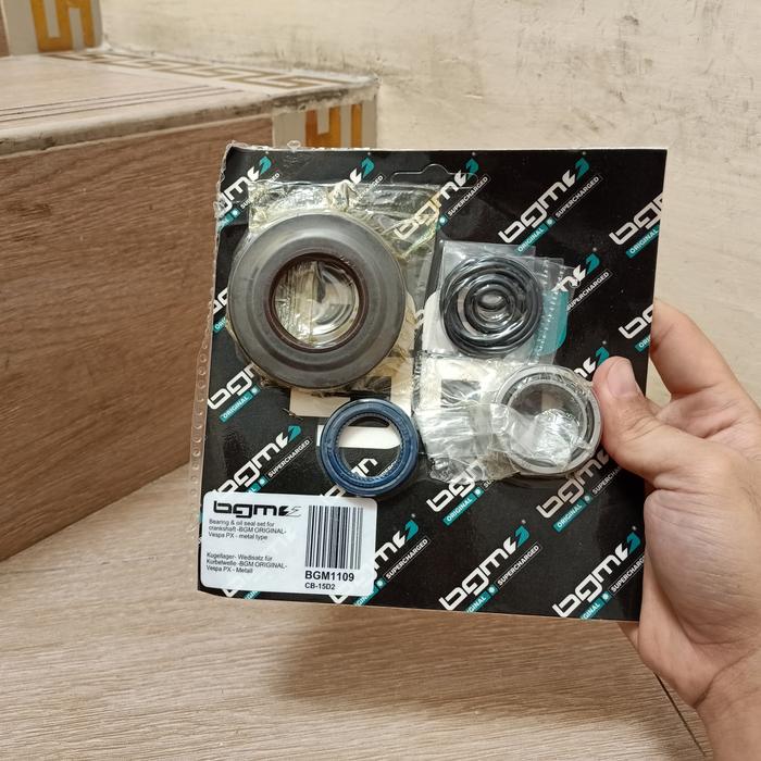 Jual bearing seal set BGM vespa largeframe px bkn sip malossi - Kota ...