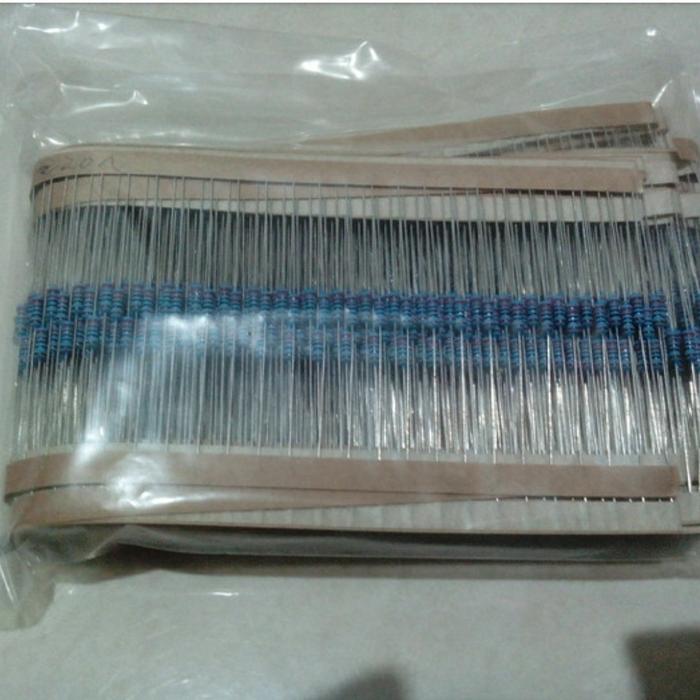Jual Resistor hambatan 4700 4K7 4.7K 4.7 kilo ohm 1/4W 0.25W 1% ROHS ...