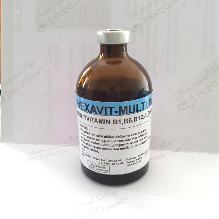 Jual HEXAVIT - MULTI Inj / Multivitamin Injeksi ( Obat Hewan ) - Kab ...