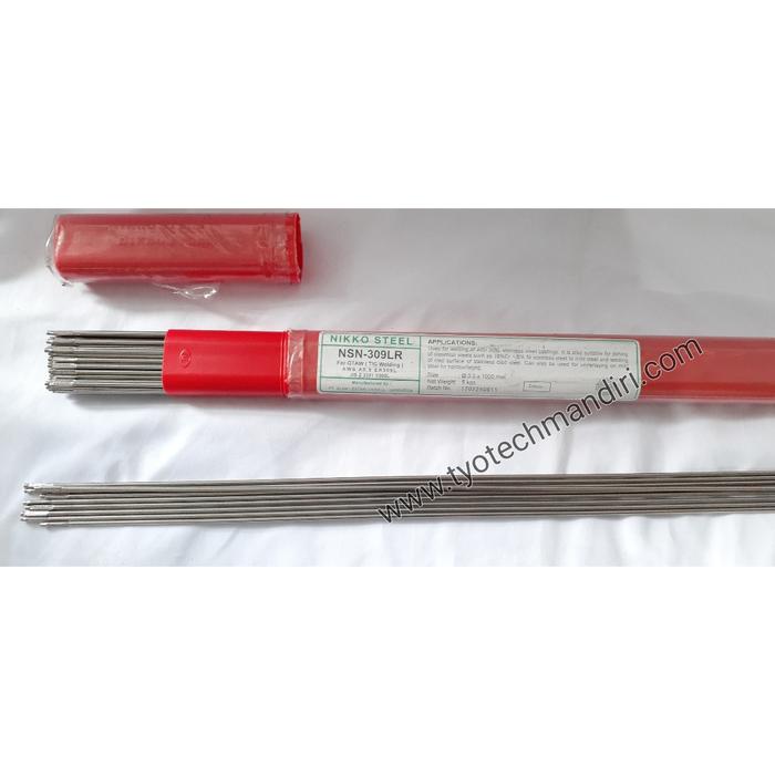 Jual Kawat Las Argon Filler Rod Stainless NSN-309LR NIKKO Dia 3.2mm / 1 ...