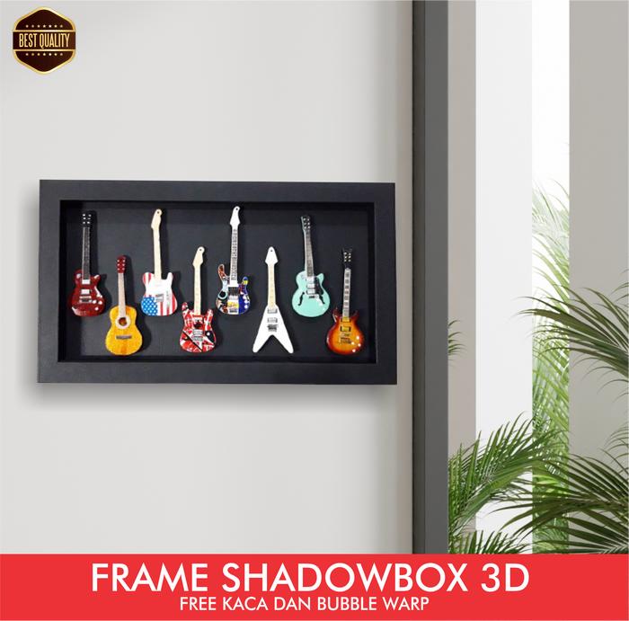 Jual frame shadowbox musik Frame pigura musik Dekorasi studio musik ...