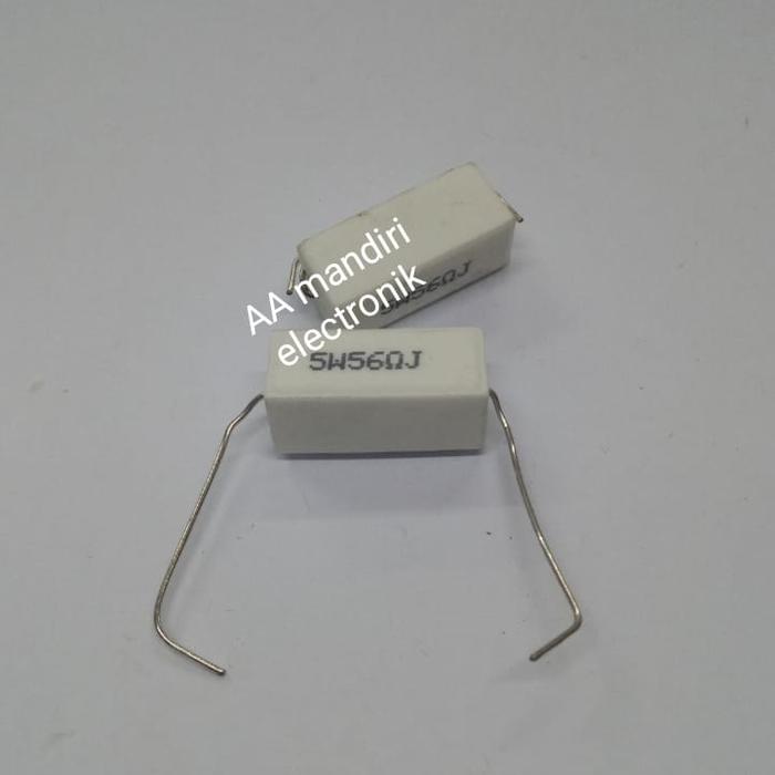 Jual resistor 56 ohm 5 watt keramik putih - Jakarta Barat - AA Mandiri ...
