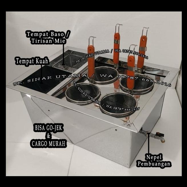 Jual Dandang Mie 4l + Tempat Kuah Bakmi Kangkung Kocok Kocokan Tong ...