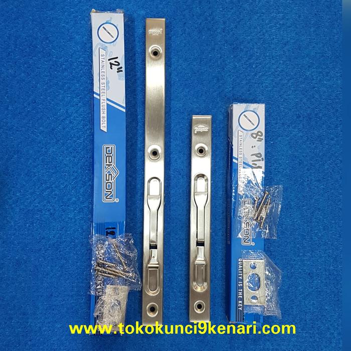 Jual Grendel Tanam Dekson FB 040 8"+12" Stainless|Slot Tanam Dekson ...