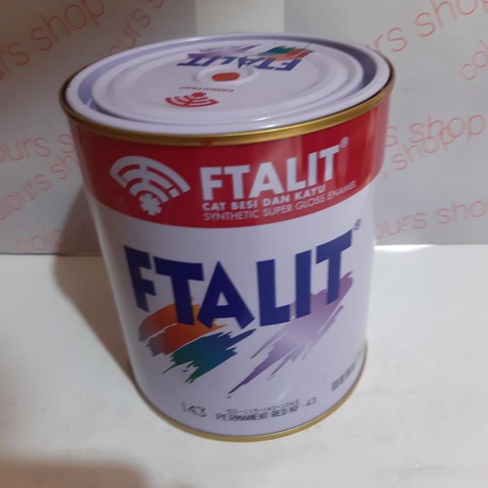 Jual CAT FTALIT KAYU BESI WARNA MERAH/PERMANENT RED 143 ISI 1KG - Kota ...