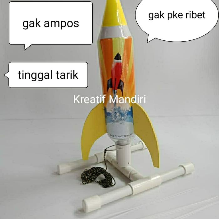 Jual [Mainan Edukasi] Roket Air + Alat Peluncur / Water Rocket Launcher ...