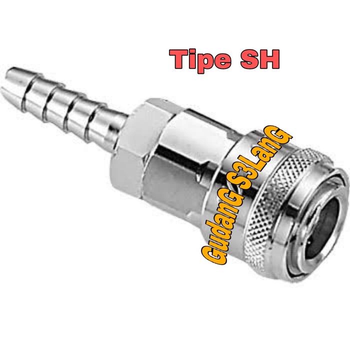 Jual Quick Coupler tipe SH 20 Sambungan Selang Kompresor Angin ...