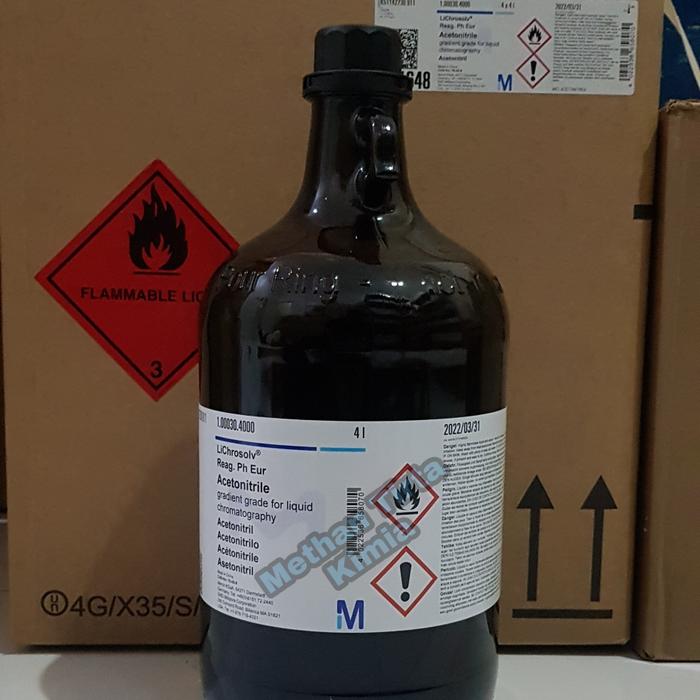 Jual Acetonitrile HPLC Merck 4L || Acetonitril Hplc Merck - Kota Bekasi ...