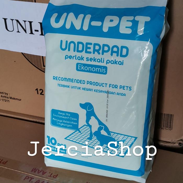 Jual Underpad Uni-pet perlak alas kandang 60x90 cm isi 10 pcs lbh ...