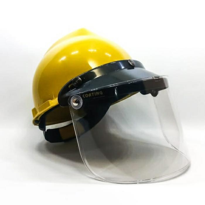 Jual HELM APD SAFETY PROYEK FACE SHIELD TAMENG ANTI DROPLET - Jakarta ...