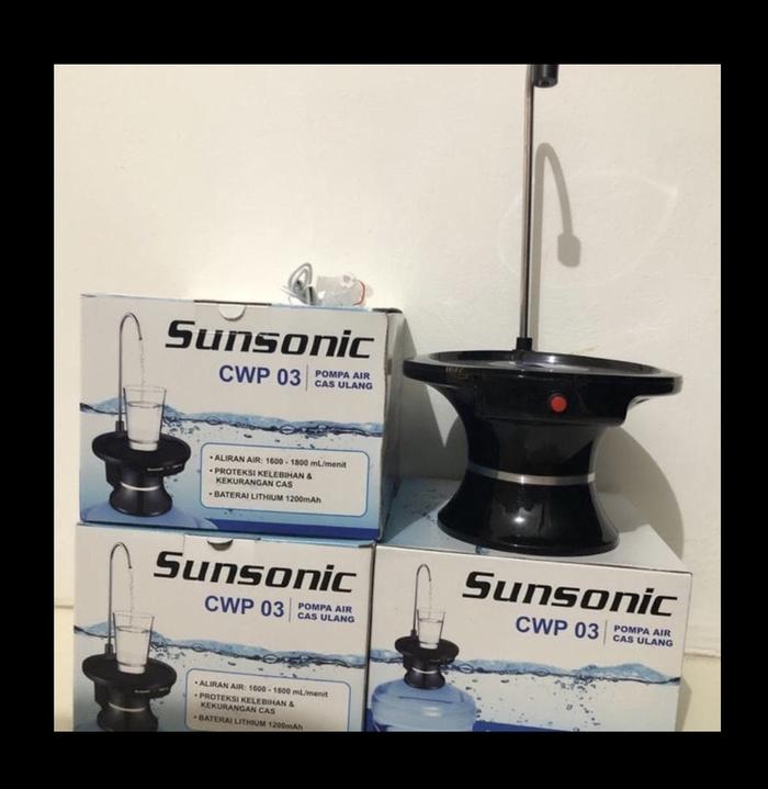 Jual Sunsonic Pompa Galon Cwp-03/pompa Galon Charge/pompa Galon Elektrik Di Seller Shin Store ...