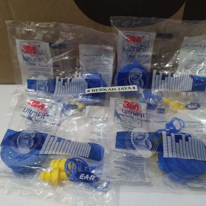 Jual sumbat telinga 3m Ear-plug UltraFit 4004/ tipe casing dan tali ...