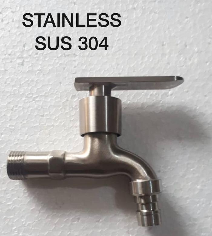 Jual KRAN AIR STAINLESS FULL SUS304. Kran taman stainless . IMPORT ...