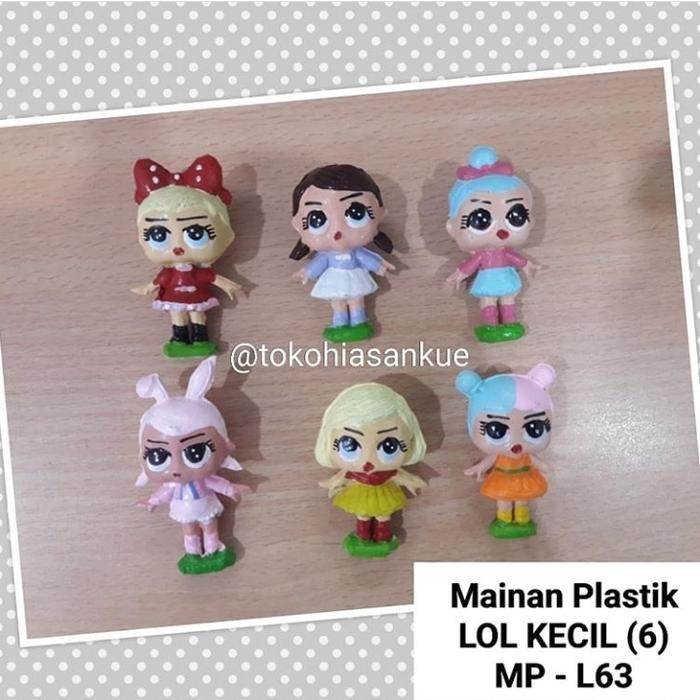 Jual MP L63 - hiasan kue cake topper mainan lol surprise isi 6 - Kota ...