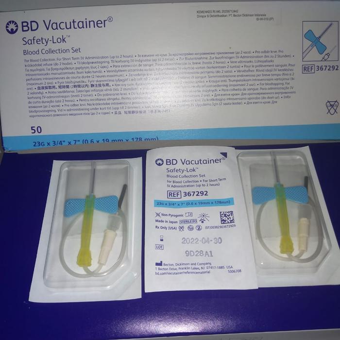 23g BD Vacutainer Blood Collection Set Butterfly Needles,, 44% OFF
