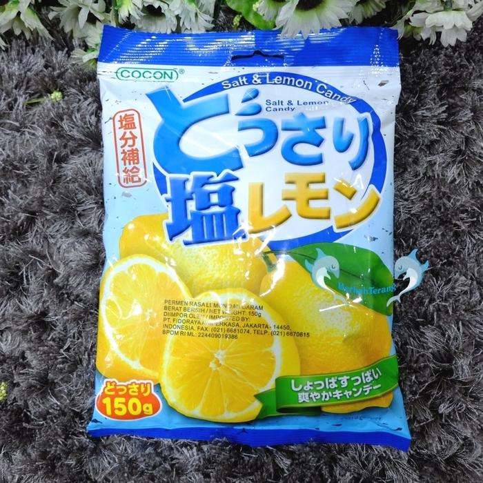 Jual Cocon Salt And Lemon Candy 150gr Malaysia / Permen Rasa Lemon ...