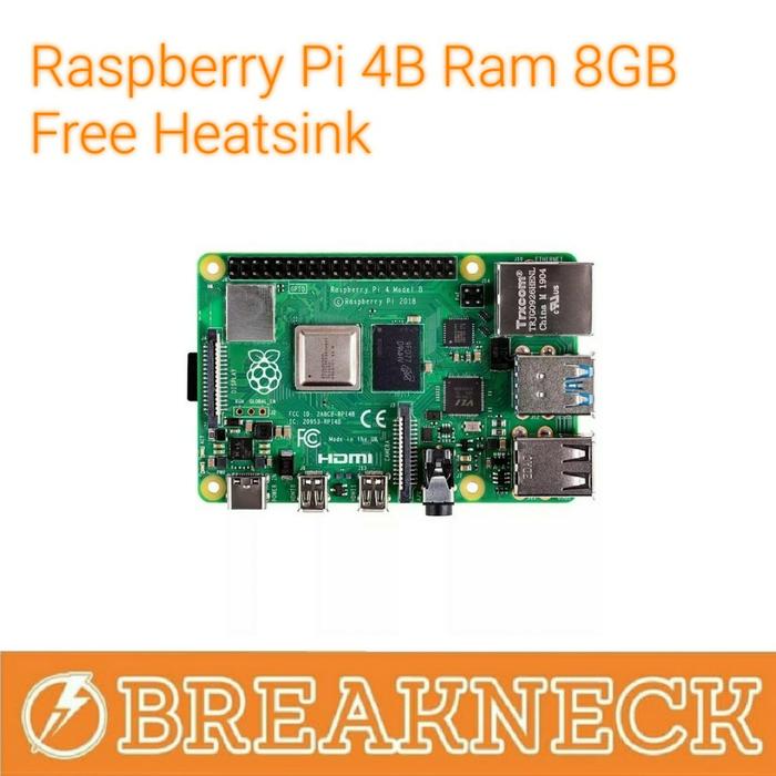 Promo Raspberry Pi 4 Model B Ram 8 Giga - Kab. Tangerang - Breakneck ...