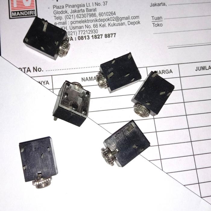 Jual Soket mini stereo 3.5mm untuk pcb sama baut - Kota Depok - PCM ...