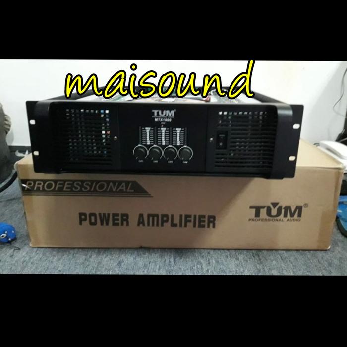 Jual POWER AMPLIFIER TUM MTX 1000 POWER AMPLI TUM MTX1000 4 CHANNEL ...