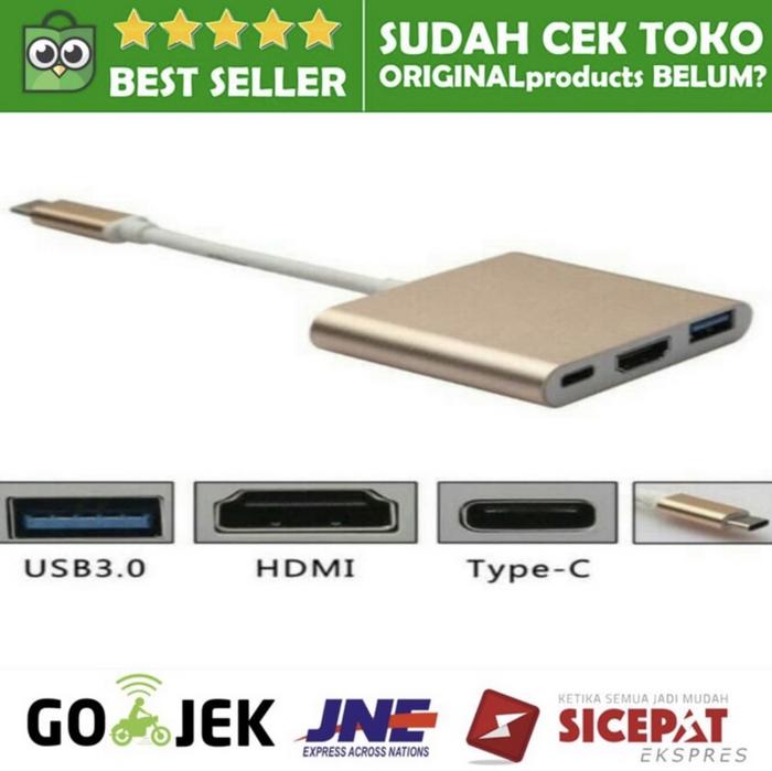 Jual VIVAN KABEL KONVERTER NEW MACBOOK 12" USB C TO HDMI MONITOR TV LCD LED - Jakarta Pusat ...