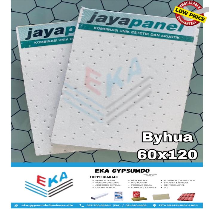 Jual Gyptile Jaya Byhua 60x1200 / Akustik Panel / Panel Cieling Plafon ...