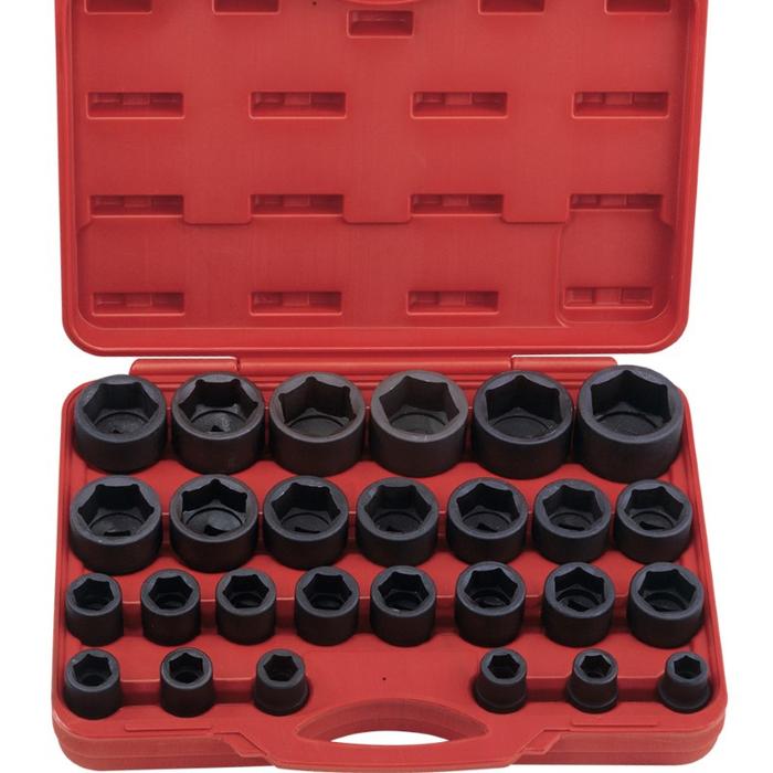 Jual genius tools impact socket set drive 3/4 isi 27pc ( IS-627M ...