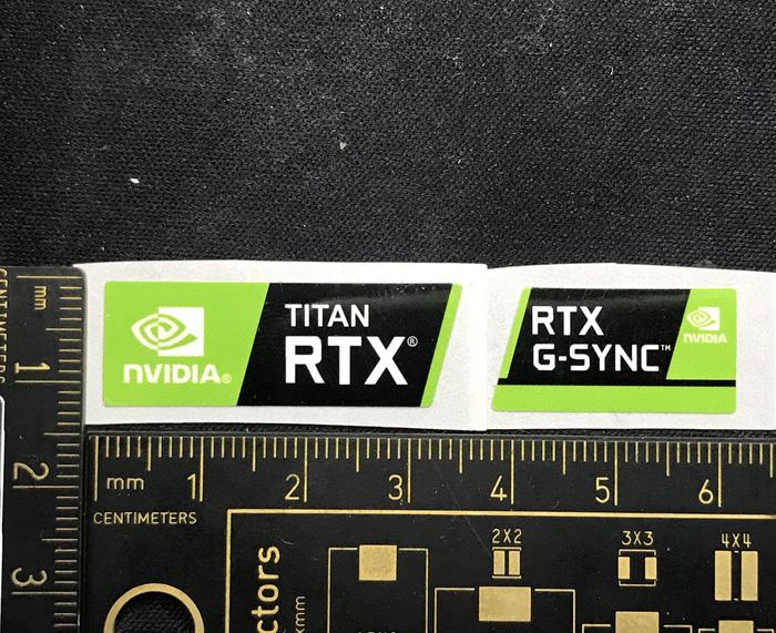 Jual Sticker stiker logo nVidia RTX TITAN & RTX G-Sync ori - Kota ...