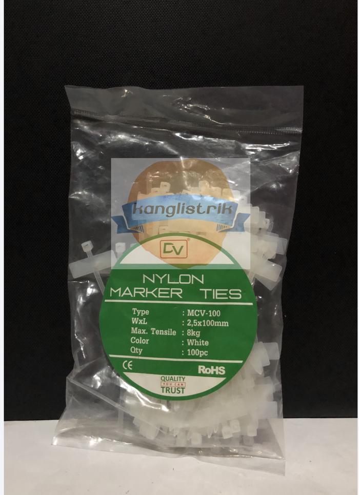 Jual Kabel ties label 10cm / kabel ties marker 100mm - Jakarta Barat ...