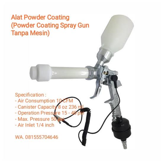 Jual Alat Powder Coating / Powder Coating Spray Gun Tanpa Mesin - Kota ...