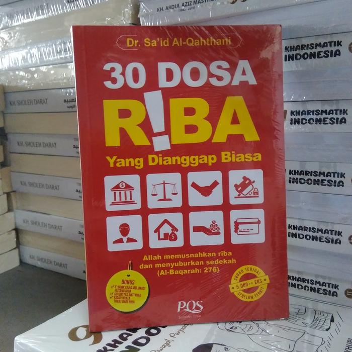 Jual Buku 30 Dosa Riba yang Dianggap Biasa - Kab. Bantul - juragankemon ...