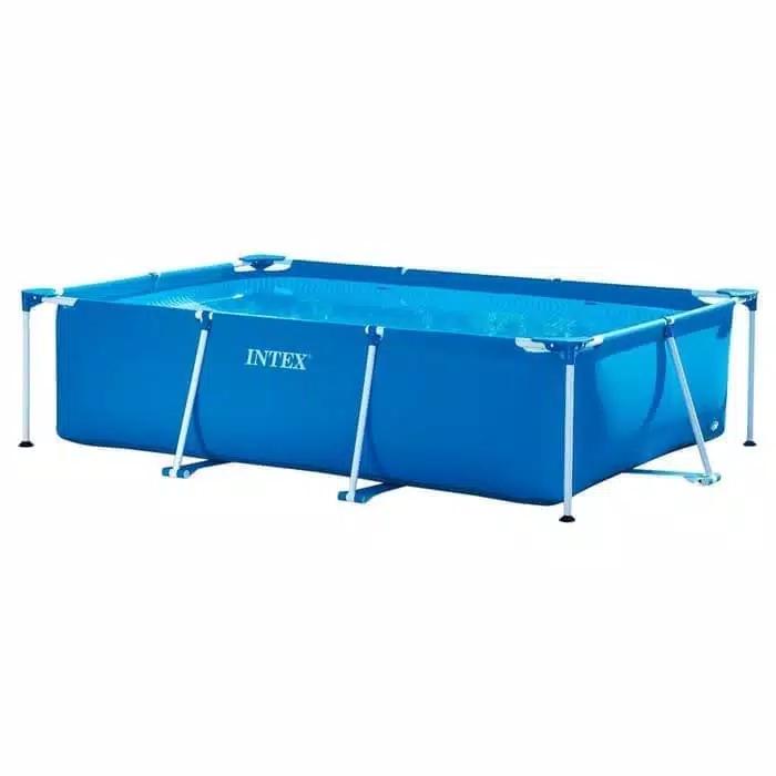 Jual INTEX 28270 KOLAM INTEX RECTANGULAR FRAME POOL SMALL INTEX 28270 ...