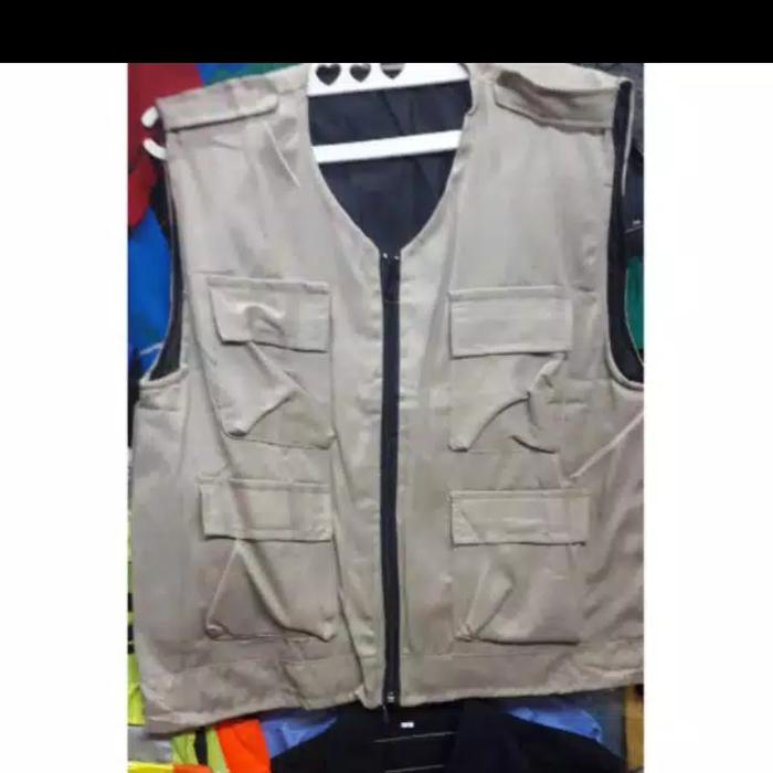 Jual rompi cream polos/rompi lapangan - Jakarta Pusat - aqila kania ...