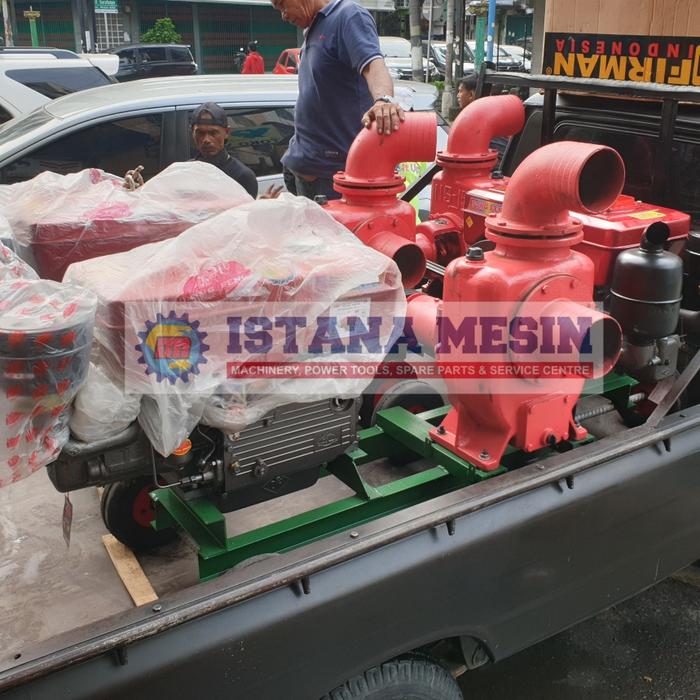 Jual MESIN POMPA AIR IRIGASI SAWAH 6INCI NS 150 COMPLETE DONGFENG 24PK ...