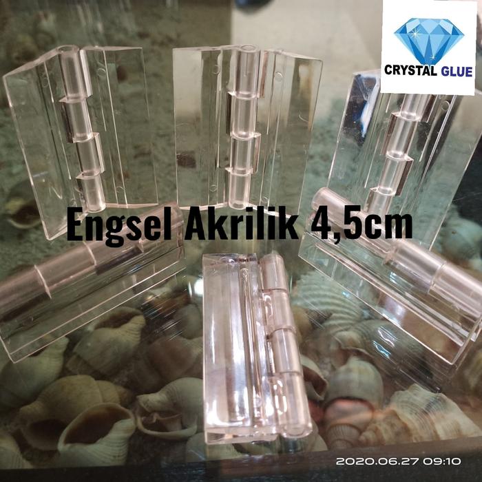 Promo engsel akrilik 4,5cm crystal glue - Kota Bekasi - crystal glue ...