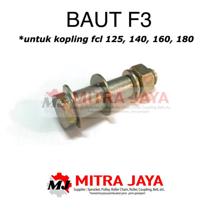 Jual BAUT F3 ( BOLT COUPLING FCL / BAUT KOPLING FCL ) - Jakarta Barat ...