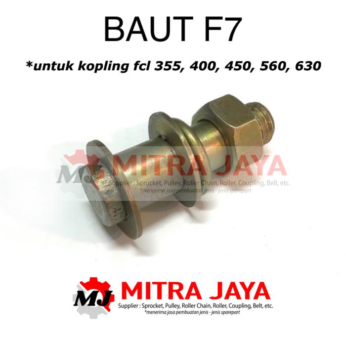 Jual BAUT F7 ( BOLT COUPLING FCL / BAUT KOPLING FCL ) - Jakarta Barat ...