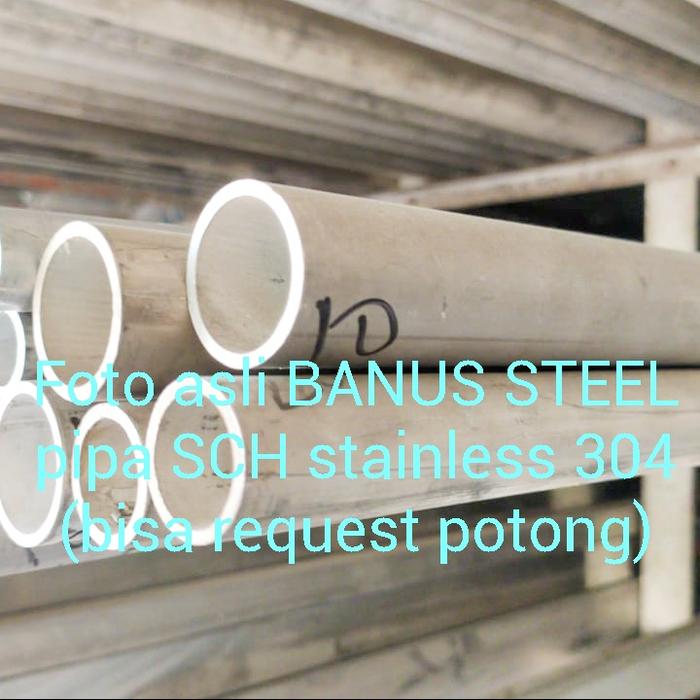 Jual Pipa schedule 8" inch stainless sch 20 OD 216 mm tebal 6,5 mm (304 ...