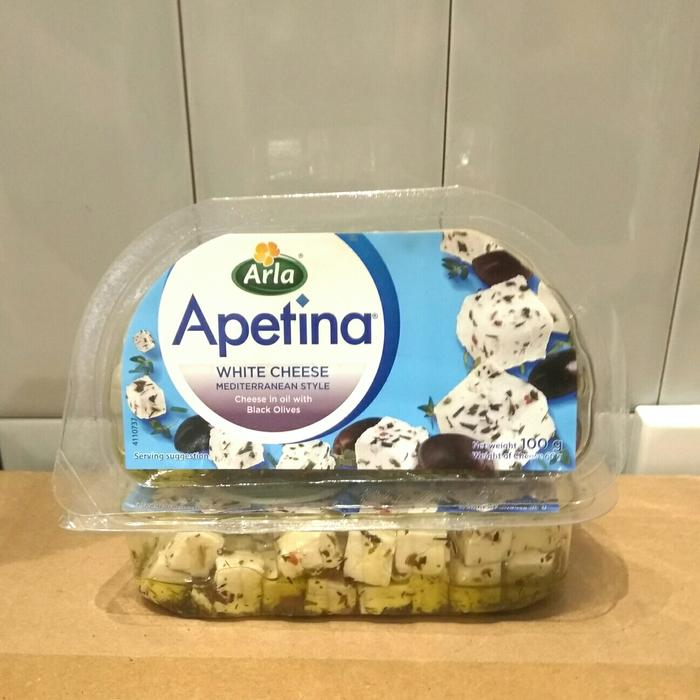 Jual arla apetina white cheese with black olive 100 gr - Jakarta Pusat ...