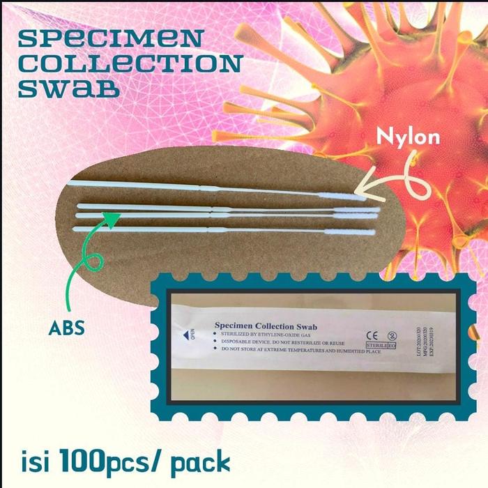 Jual Swab Nasofaring/Nasal, for Covid 19 Detection, 100 pcs/pack - Kab ...