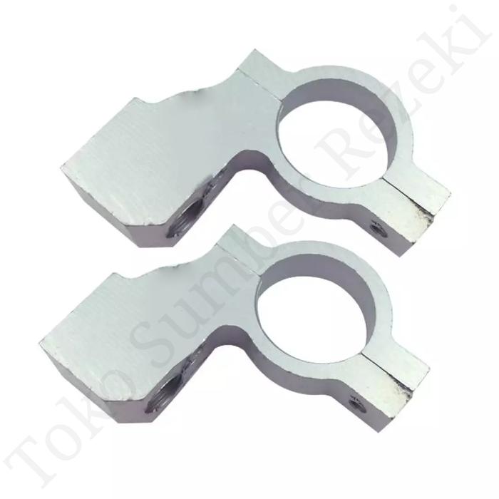 Jual Bracket Dudukan Spion Motor Abu Penjepit Tiang Kaca Rumah Silver ...